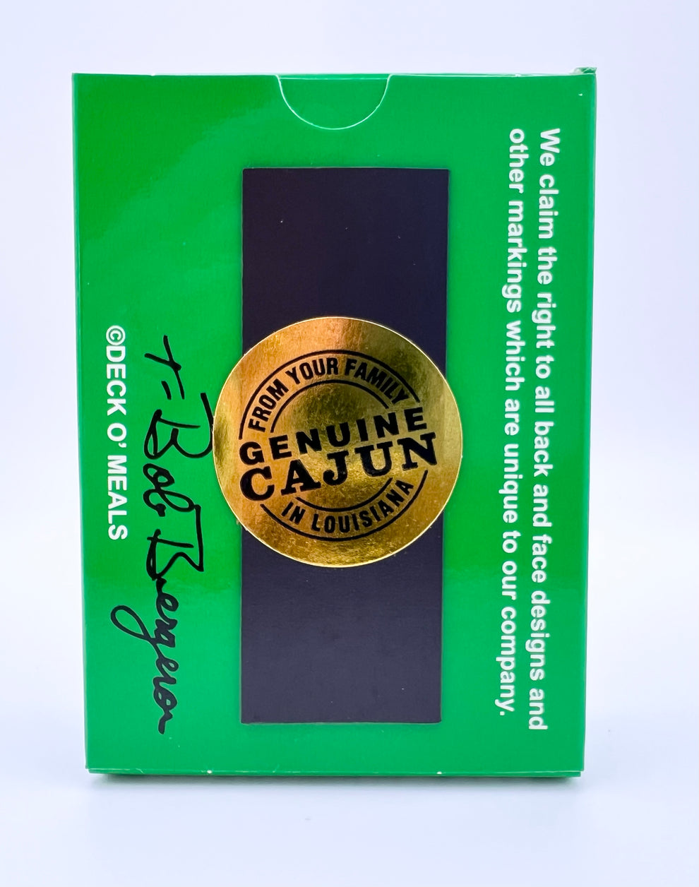 Louisiana Cajun Deck O' Meals